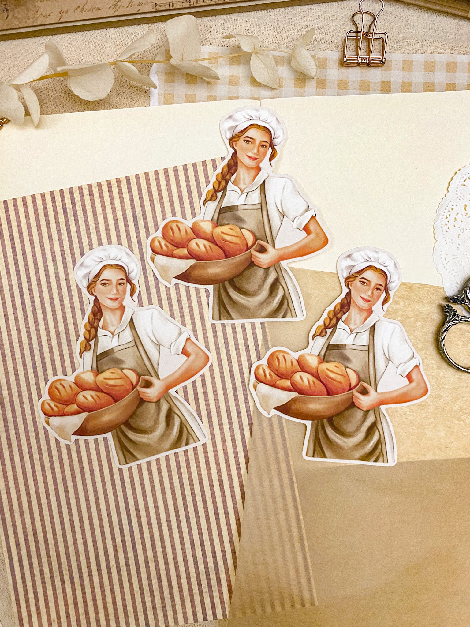 Artisan Baker - Journaling Vinyl Sticker Baking Theme – By Charizze
