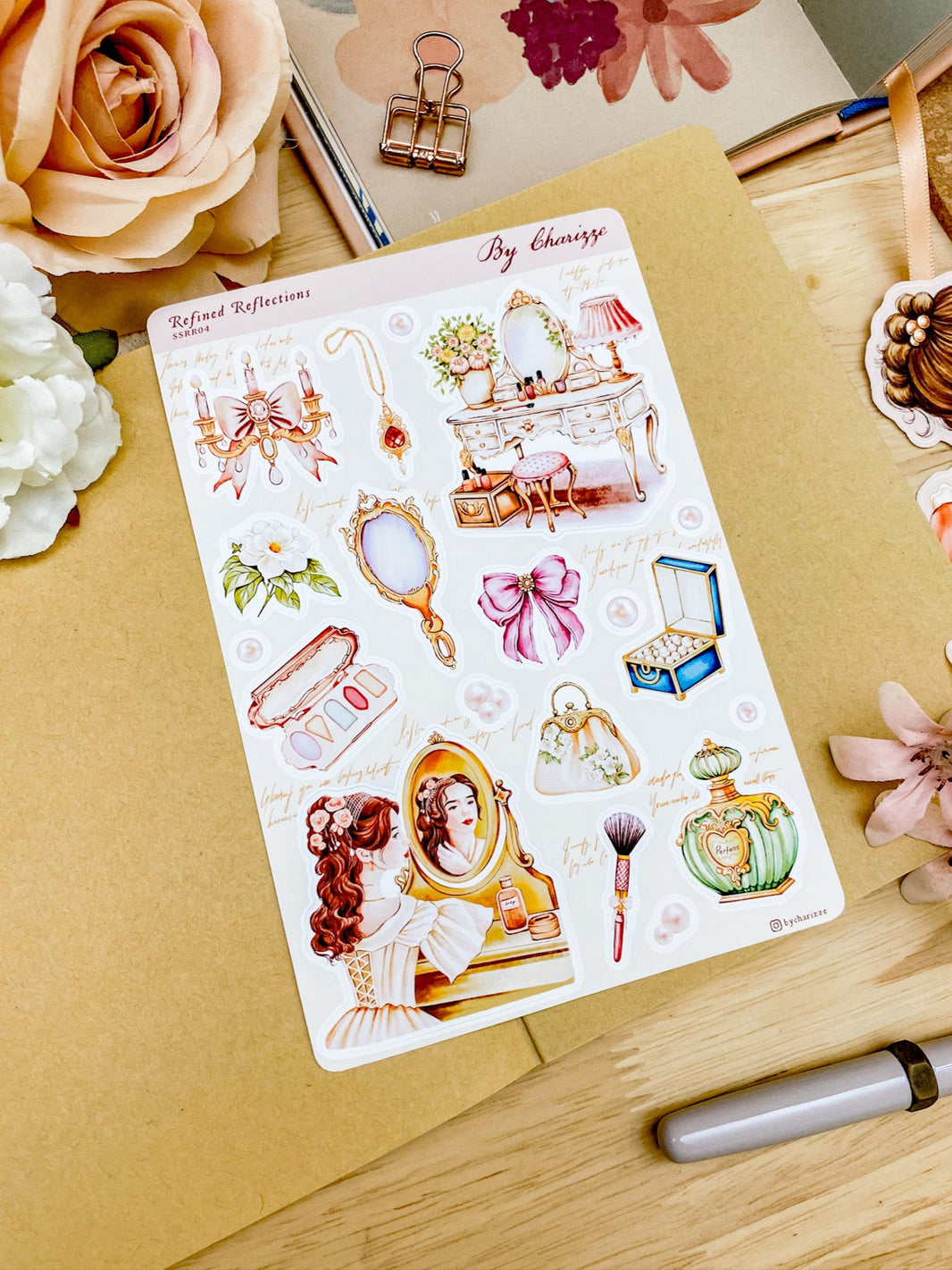 By Charizze : Journaling Stickers and Art Prints