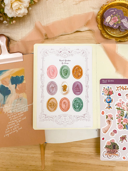 Royal Garden - Wax Seals Sticker Sheet – By Charizze